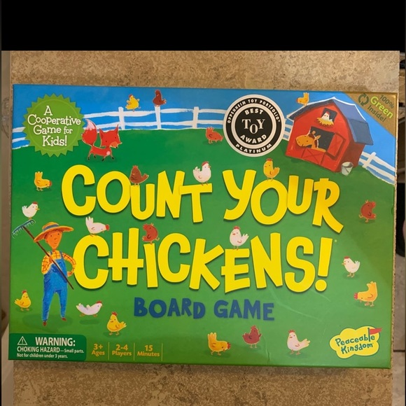 Peaceable Kingdom | Toys | Count Your Chicken Board Game | Poshmark